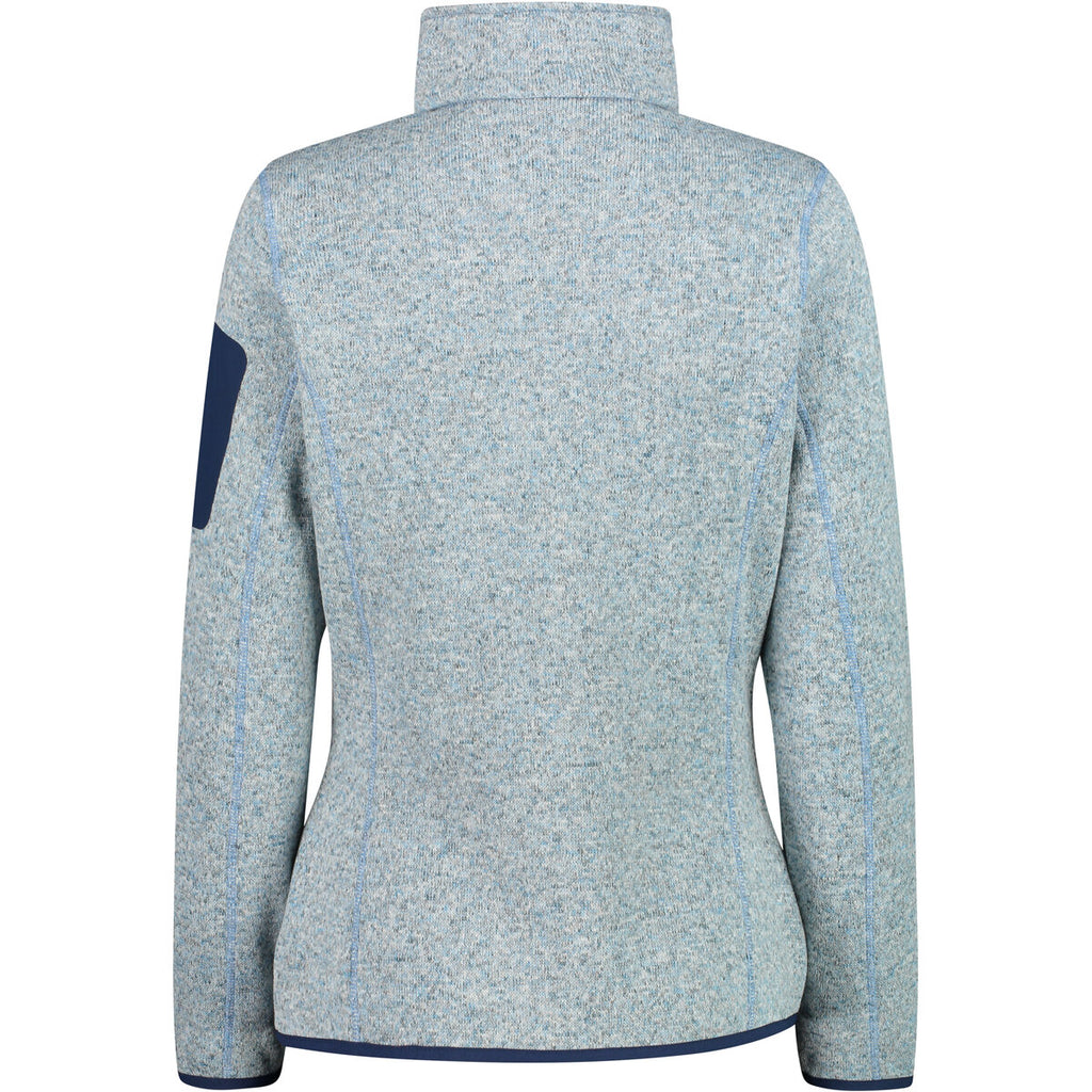 CMP W Knit Fleece Jacket - Cielo-Blue — Sports Group Denmark