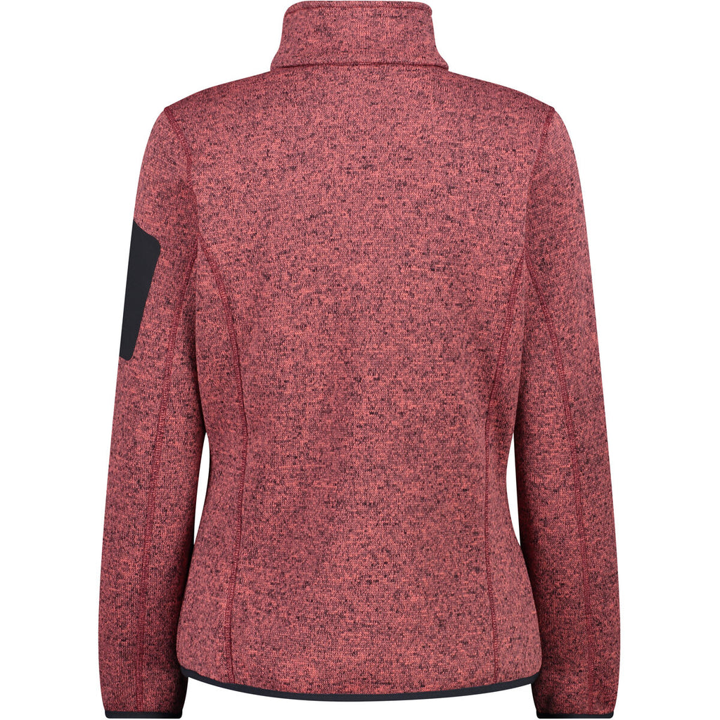 CMP W Knit Fleece Jacket - Orchidea-Antracite — Sports Group Denmark