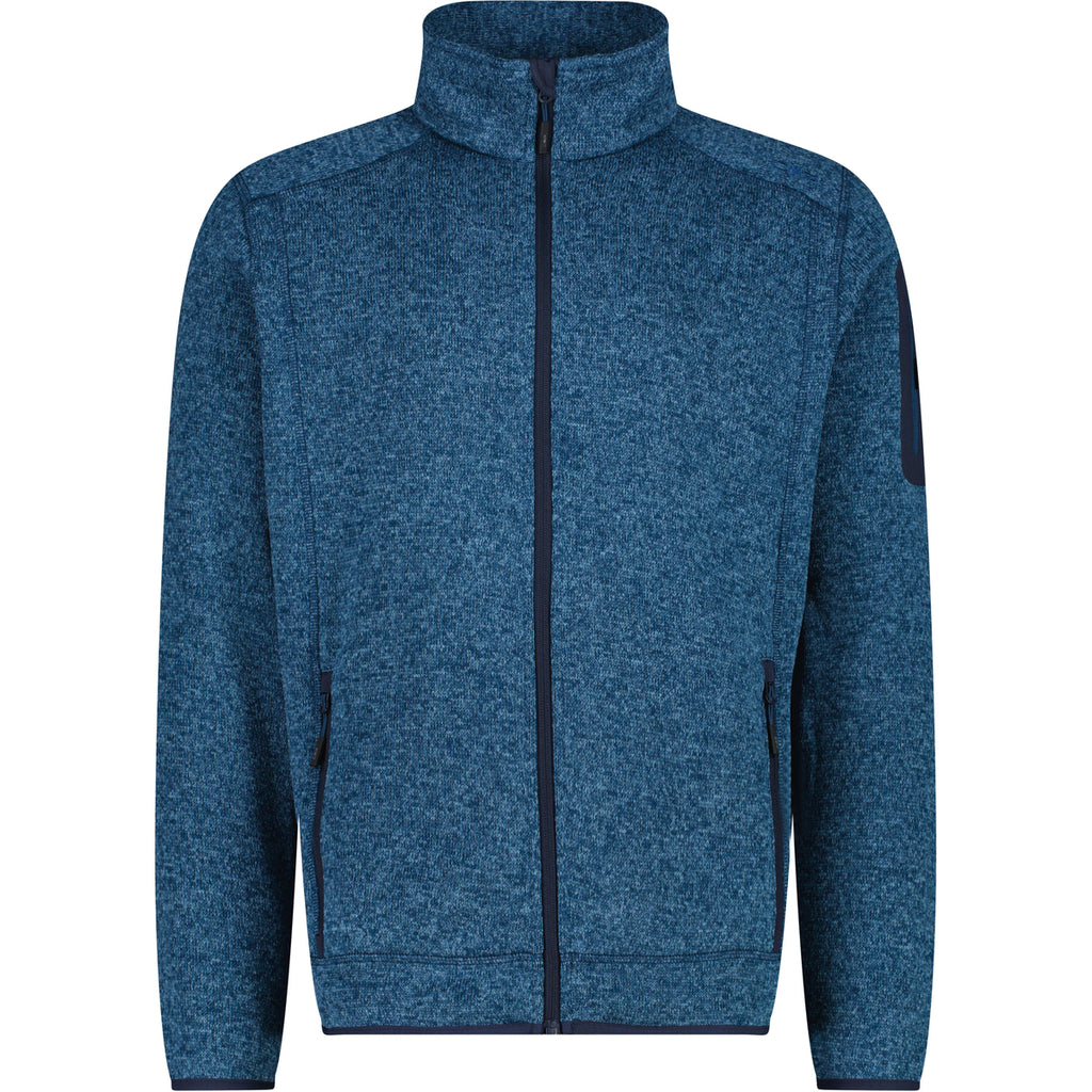 Man Knit Fleece Jacket - Ocean-B. Blue — Sports Group Denmark