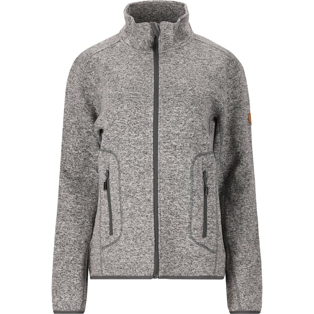 Samani W Melange Fleece Jacket - Light Grey Melange — Sports Group Denmark